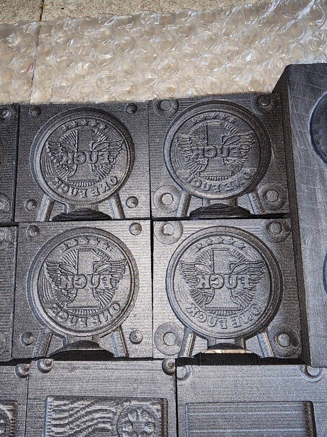 1 F.CK 2 Sided Coin Mold - Etsy