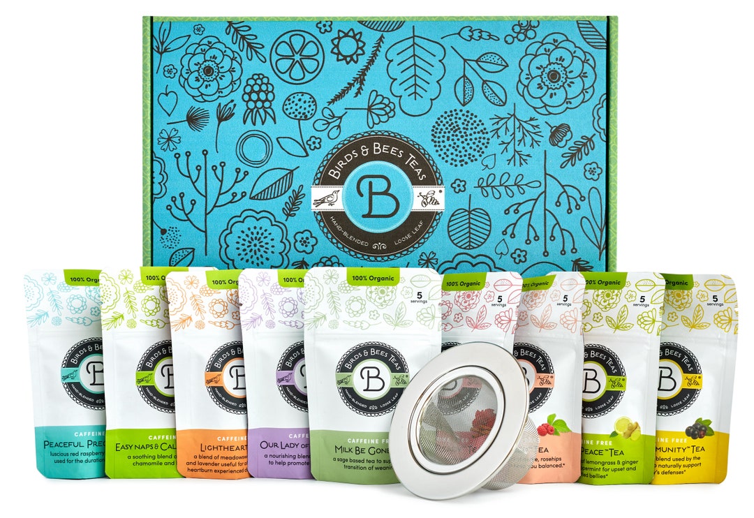 Pregnancy Tea Gift Set - Herbal Tea Blends - Mother to Be Box - Great ...