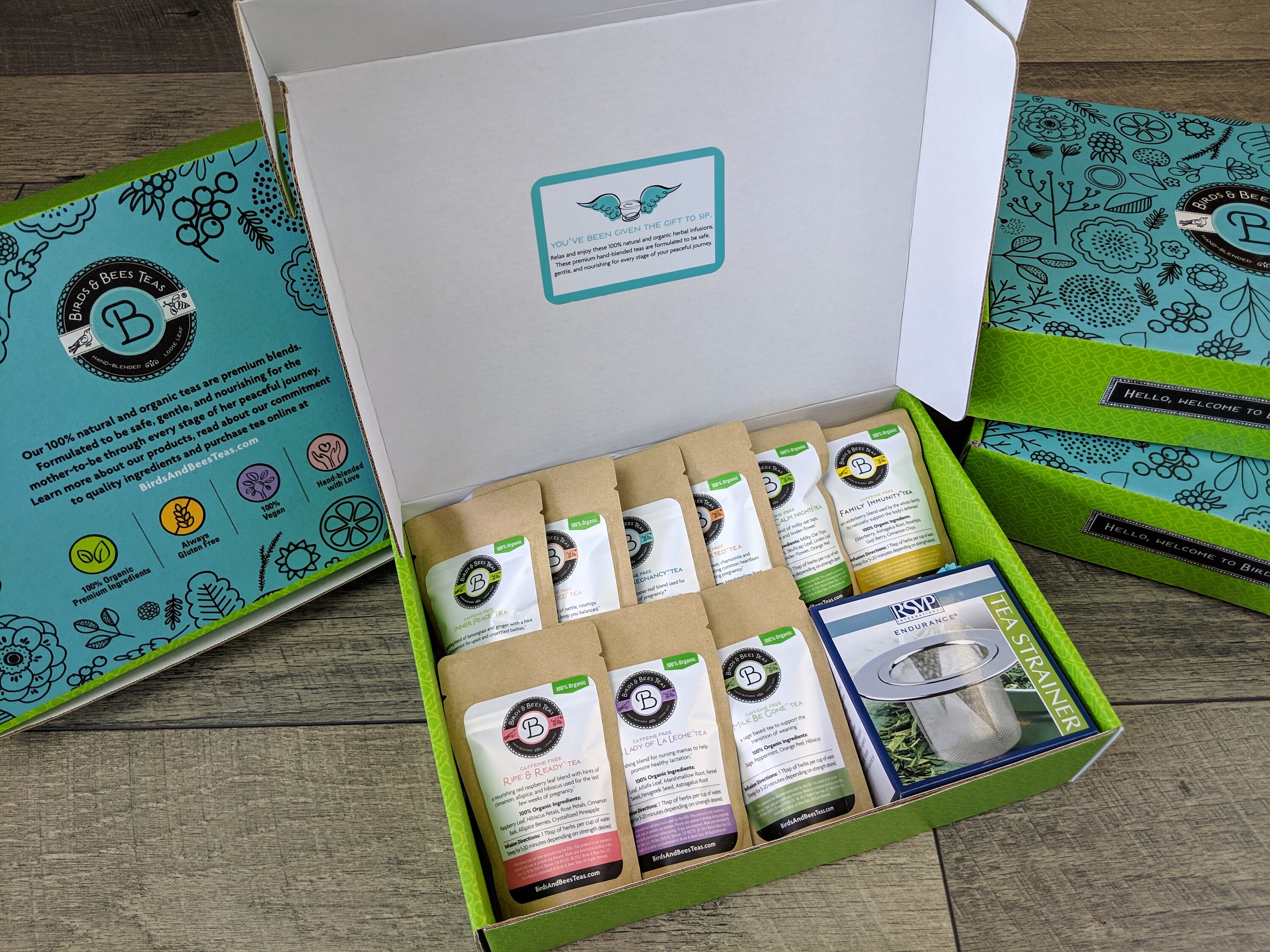 Pregnancy Gift Set Organic Herbal Tea Mother to Be Box | Etsy