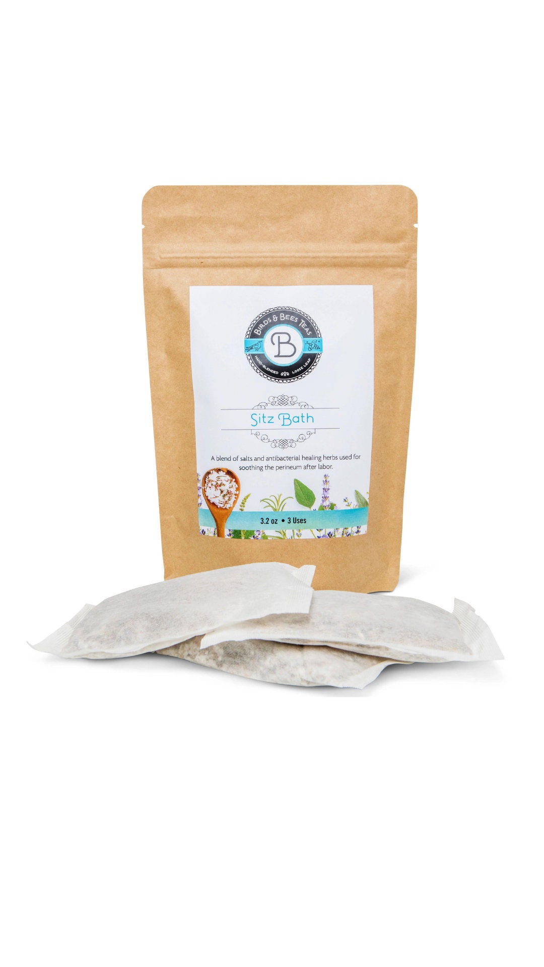 Sitz Bath Postpartum Tea - for Your Bottom - After Labor and Delivery ...