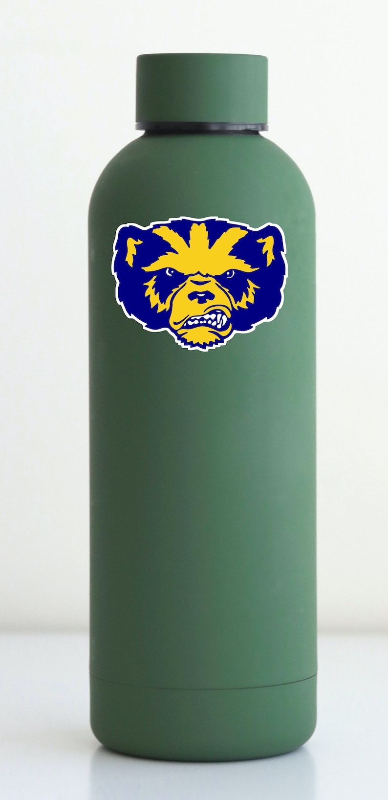 University of Michigan Football Wolverines Face Logo Vinyl Sticker ...