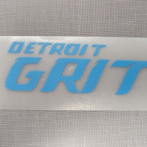 Detroit Grit Lions Football Vinyl Decal Sticker - Etsy