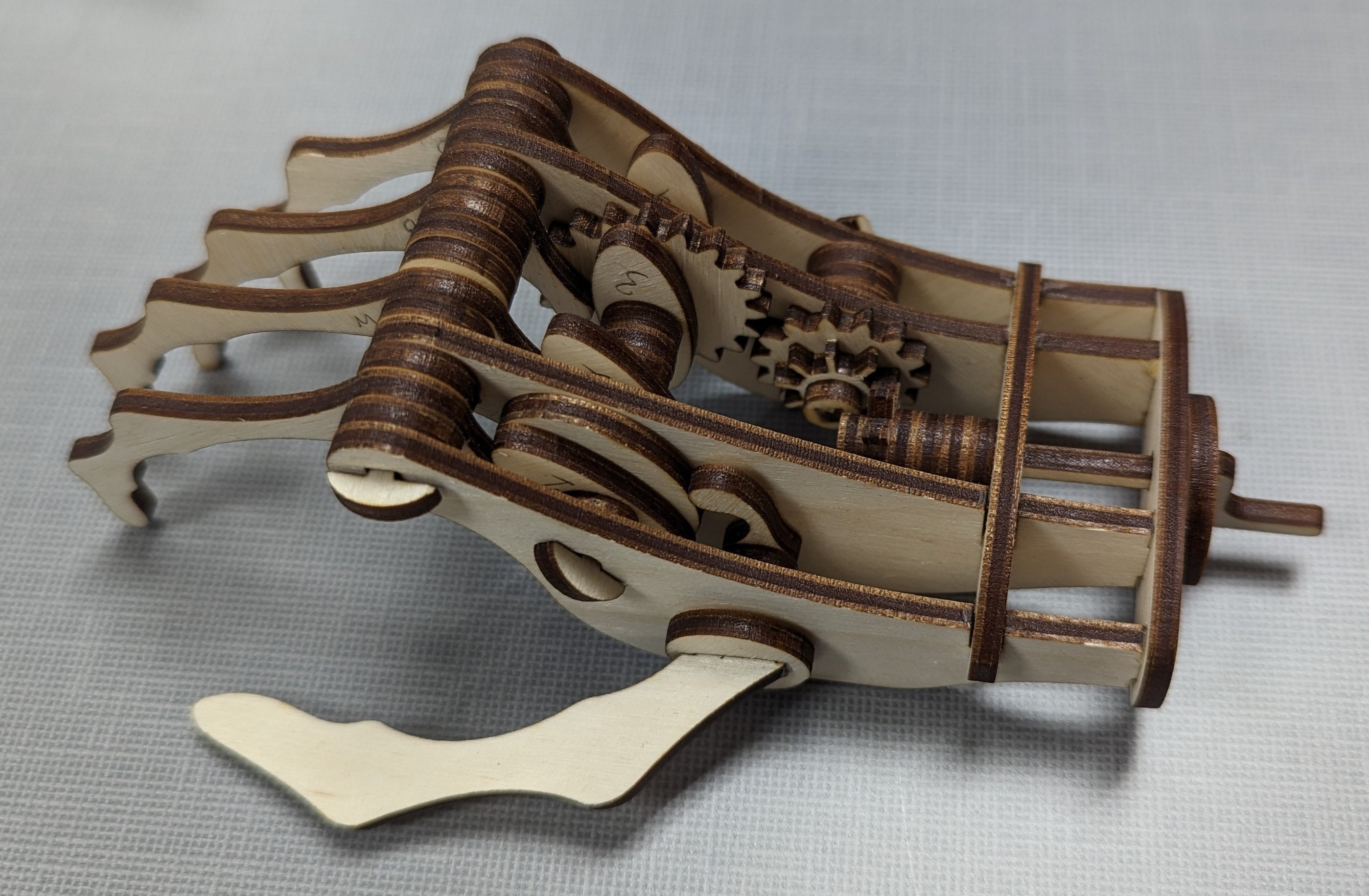 Laser Cut Mechanical Hand SVG File WITH INSTRUCTIONS - Etsy