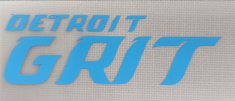 Detroit Grit Lions Football Vinyl Decal Sticker - Etsy