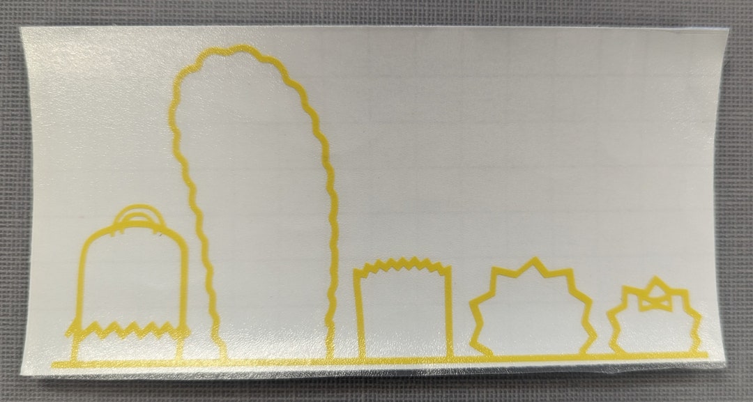 The Simpsons Stick Figure Family Vinyl Decal Sticker - Etsy