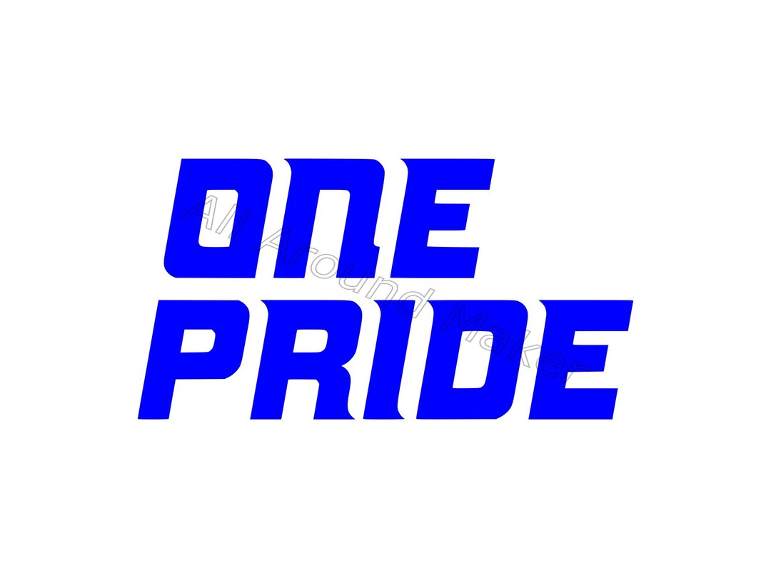 ONE PRIDE Detroit Lions Downloadable Vector File Png Svg Pdf - Etsy