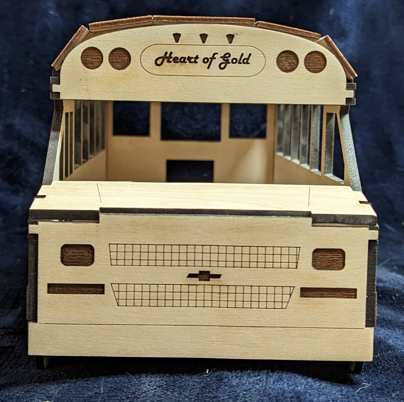 Personalized Laser Cut Wood Short Bus Skoolie Model - Etsy