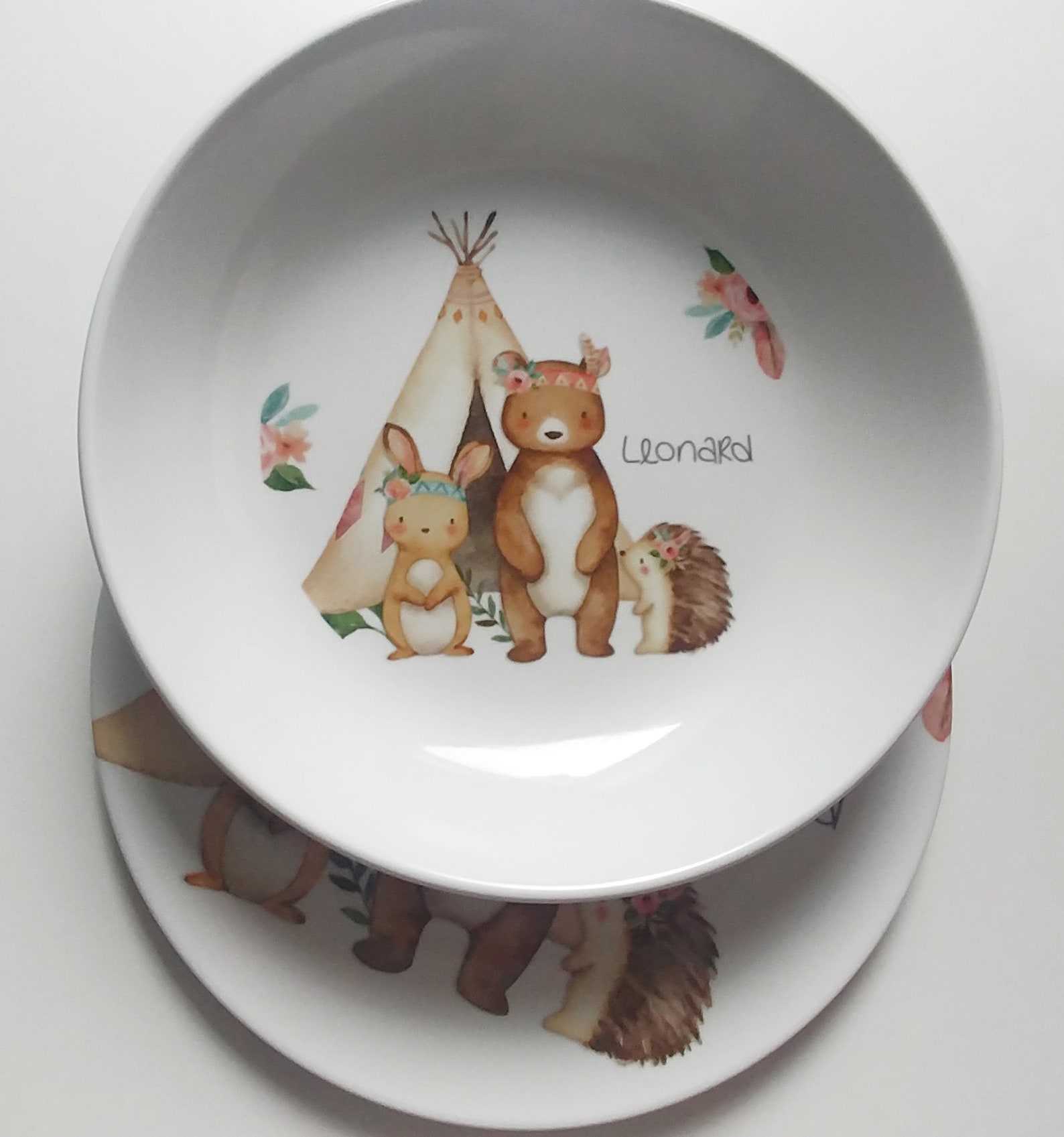 Kindergeschirr Kinderteller mit Namen personalisiert - Etsy.de