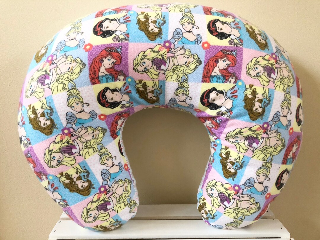 Disney Princess Nursing Pillow Cover - Ariel Little Mermaid, Cinderella ...