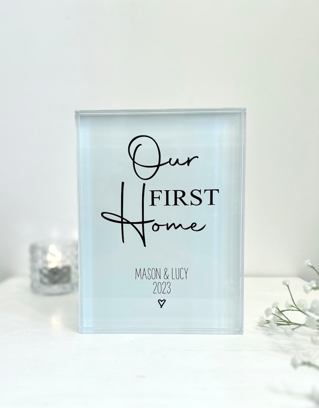 Our First Home Gift, Personalised Housewarming Gift, New Home Gift ...
