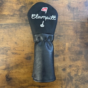 Custom Embroidered Golf Driver Cover, Personalized Leather Head Cover ...