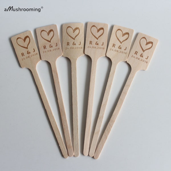 Heart Swizzle Sticks - Etsy