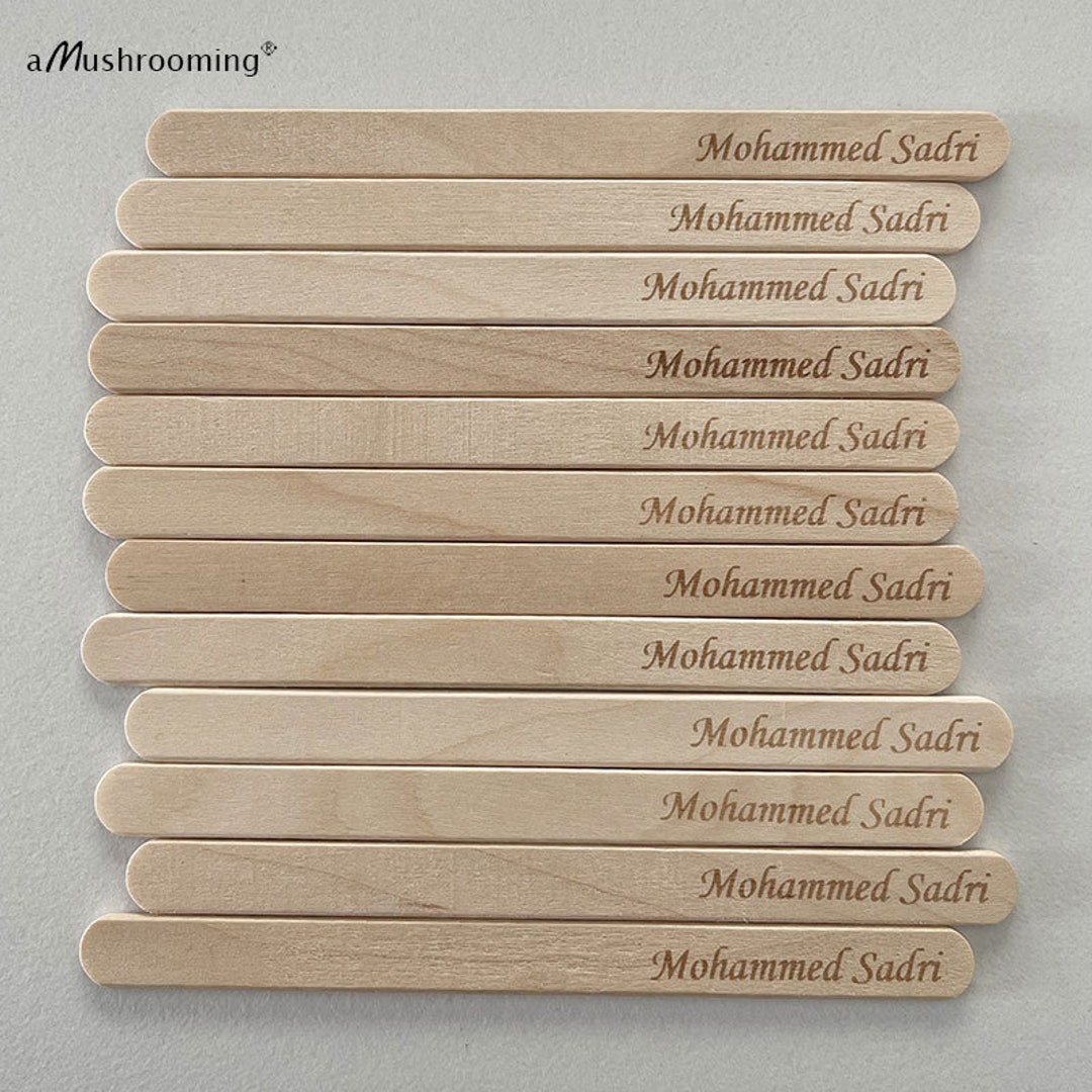 Custom Popsicle Stick Ice Cream Sticks Party Decorations Promotions ...