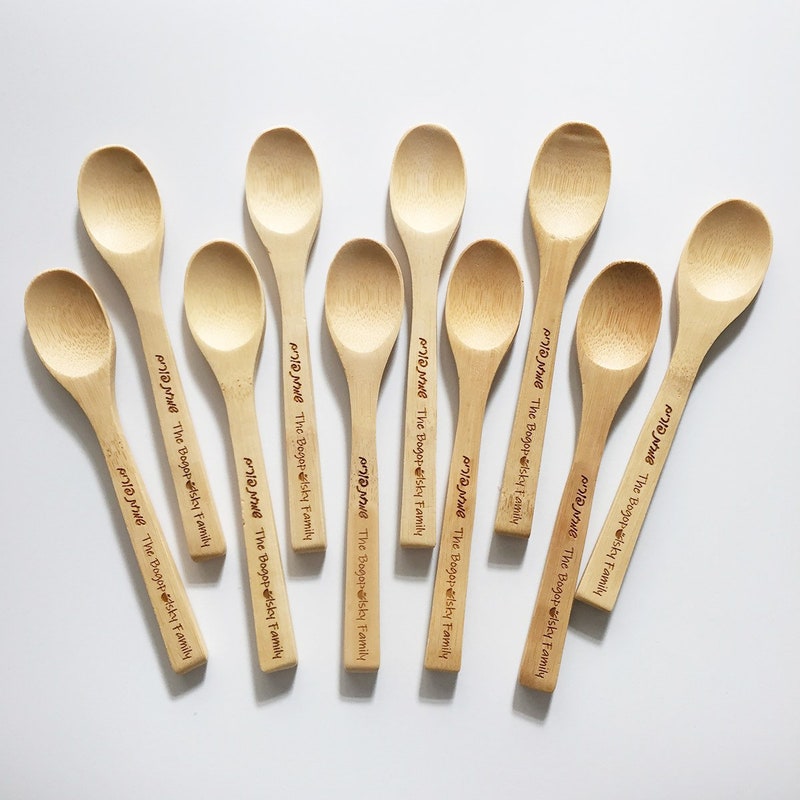 Bamboo Spoons - Etsy