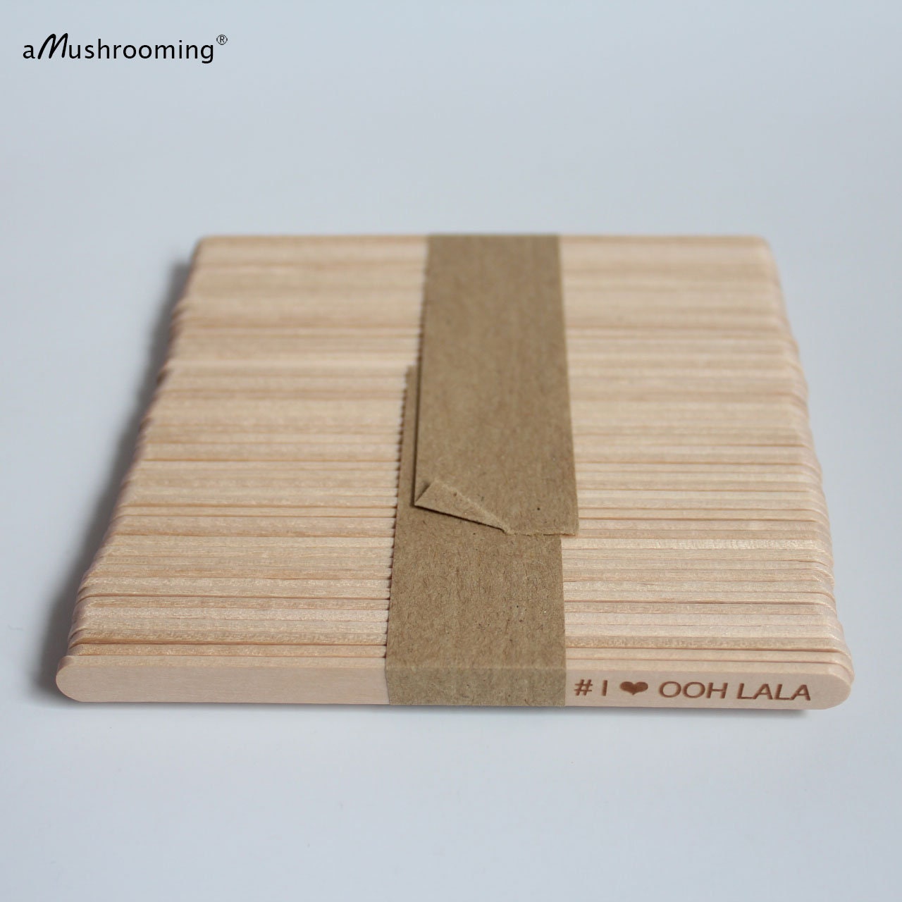 300 Pieces Laser Engraved Popsicle Stick Ice Cream Sticks | Etsy