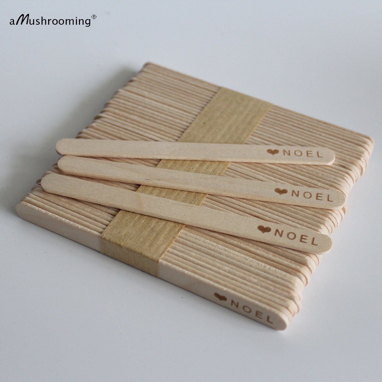 X100 Laser Engraved Popsicle Stick Ice Cream Sticks Customized - Etsy UK
