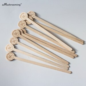 Wood Stir Sticks - 200 Custom Logo Cocktail Stirs, Personalised Drink ...