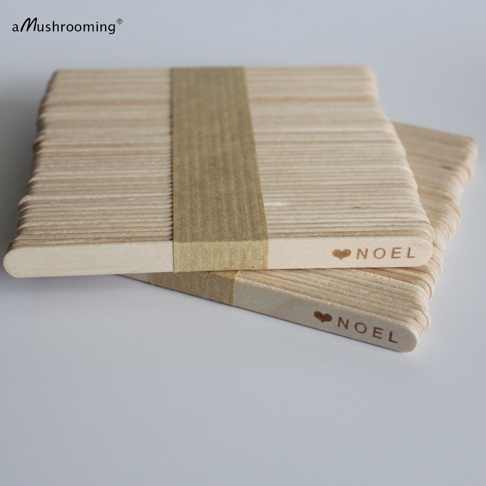 X100 Laser Engraved Popsicle Stick Ice Cream Sticks Customized - Etsy UK