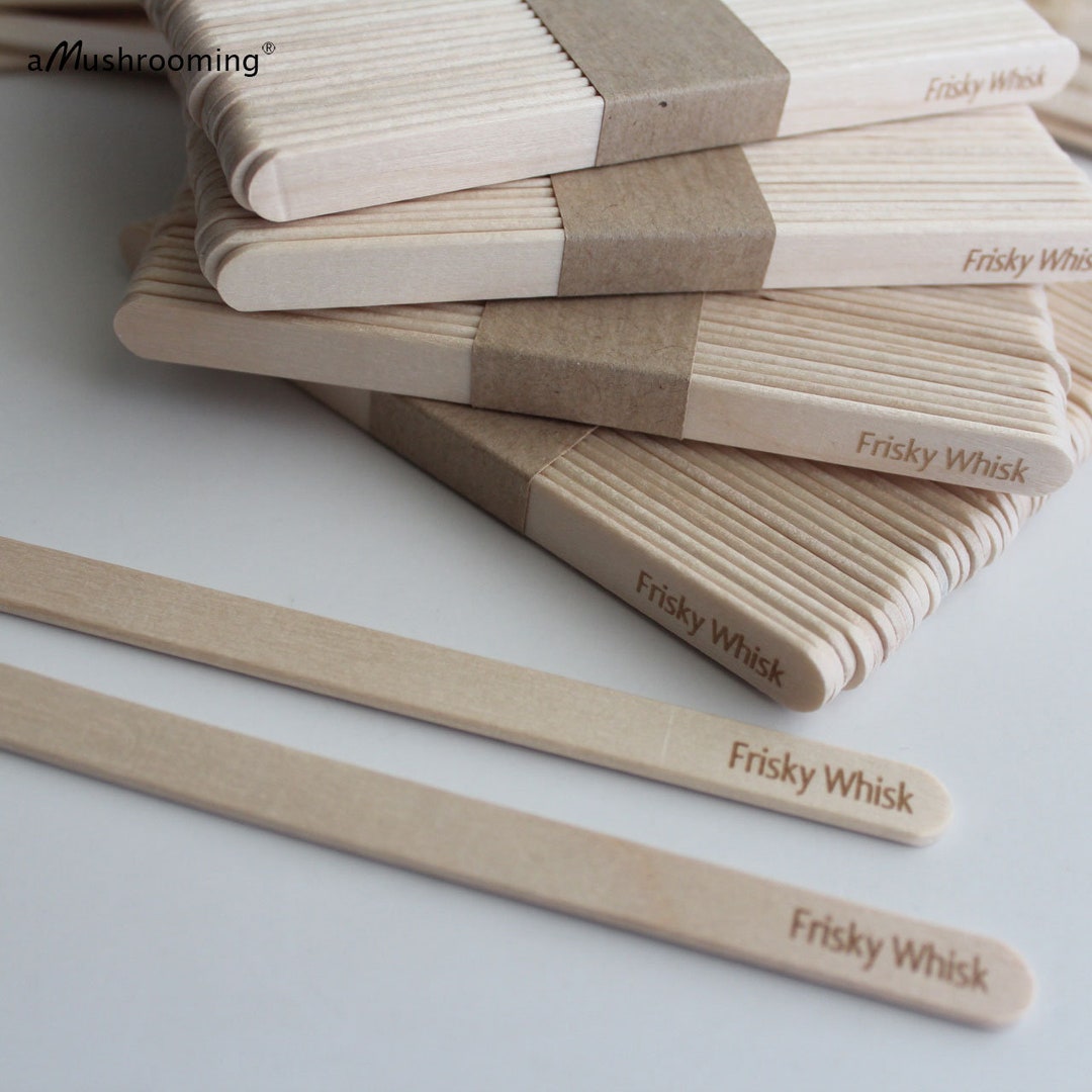 300 Pieces Laser Engraved Popsicle Stick Ice Cream Sticks Customized ...