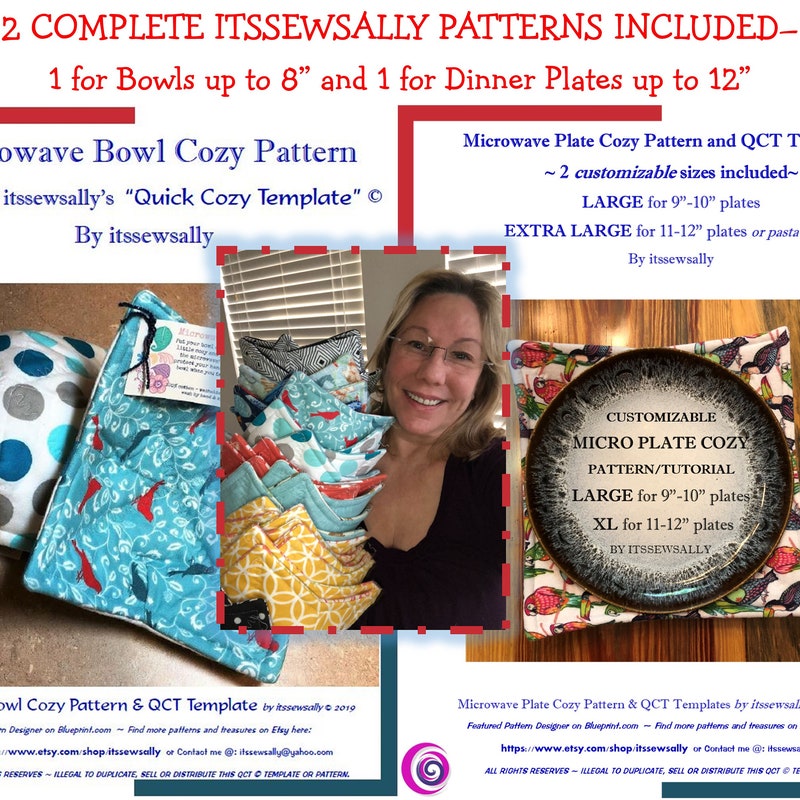 Bowl Cozy Template - Etsy