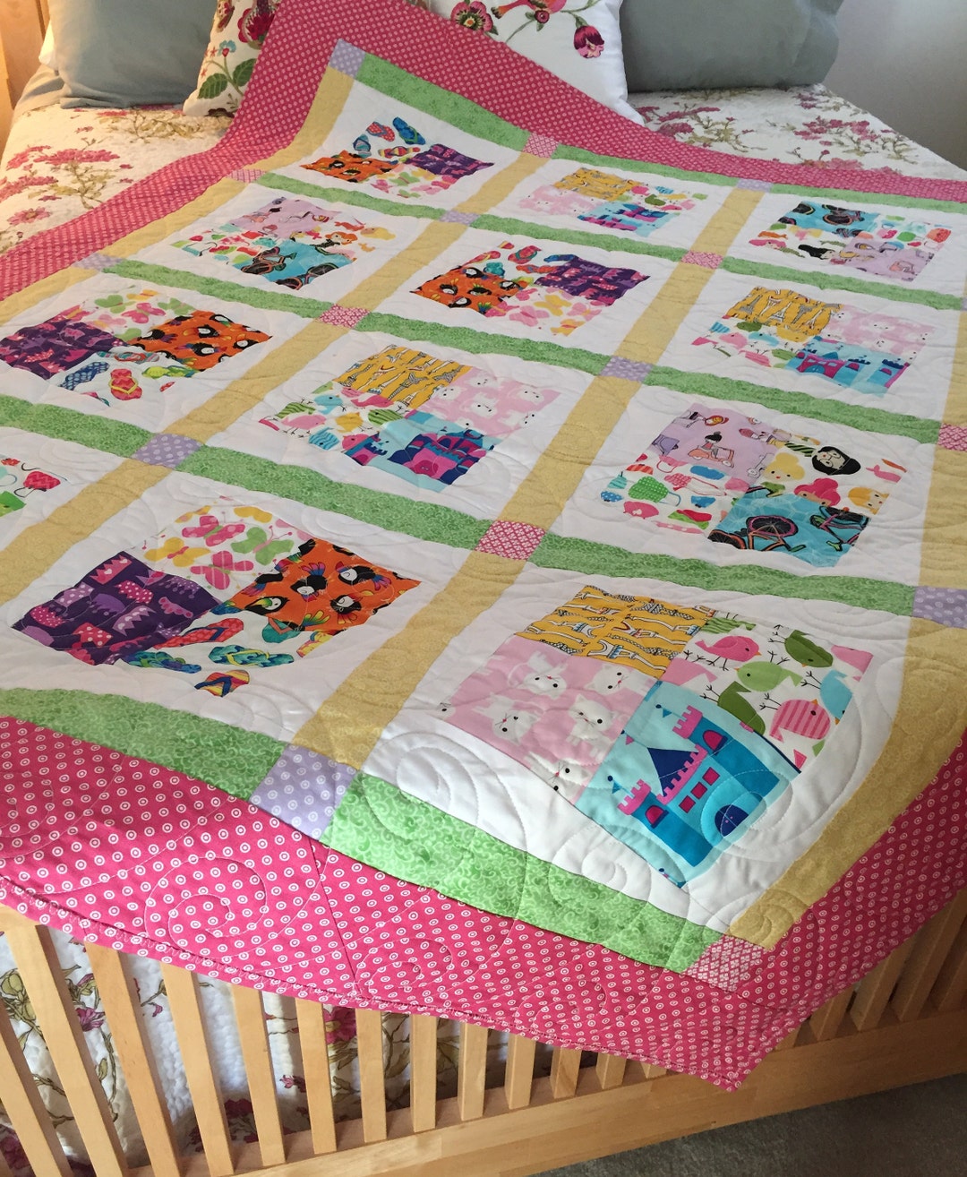 Ispy ~tilted Square Quilt Patterns~2 Different Patterns & 2 Sizes ...