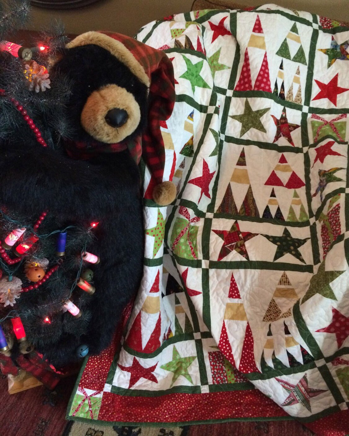 Christmas Quilt Pattern Paper-pieced Instant Download PDF Pattern-santa ...