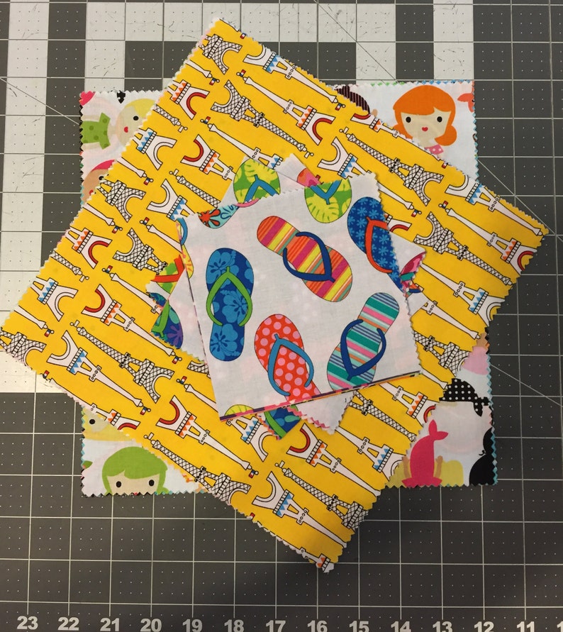 Tilted Square Ispy Quilt Pattern: Throw Size, Precut Friendly (PDF ...