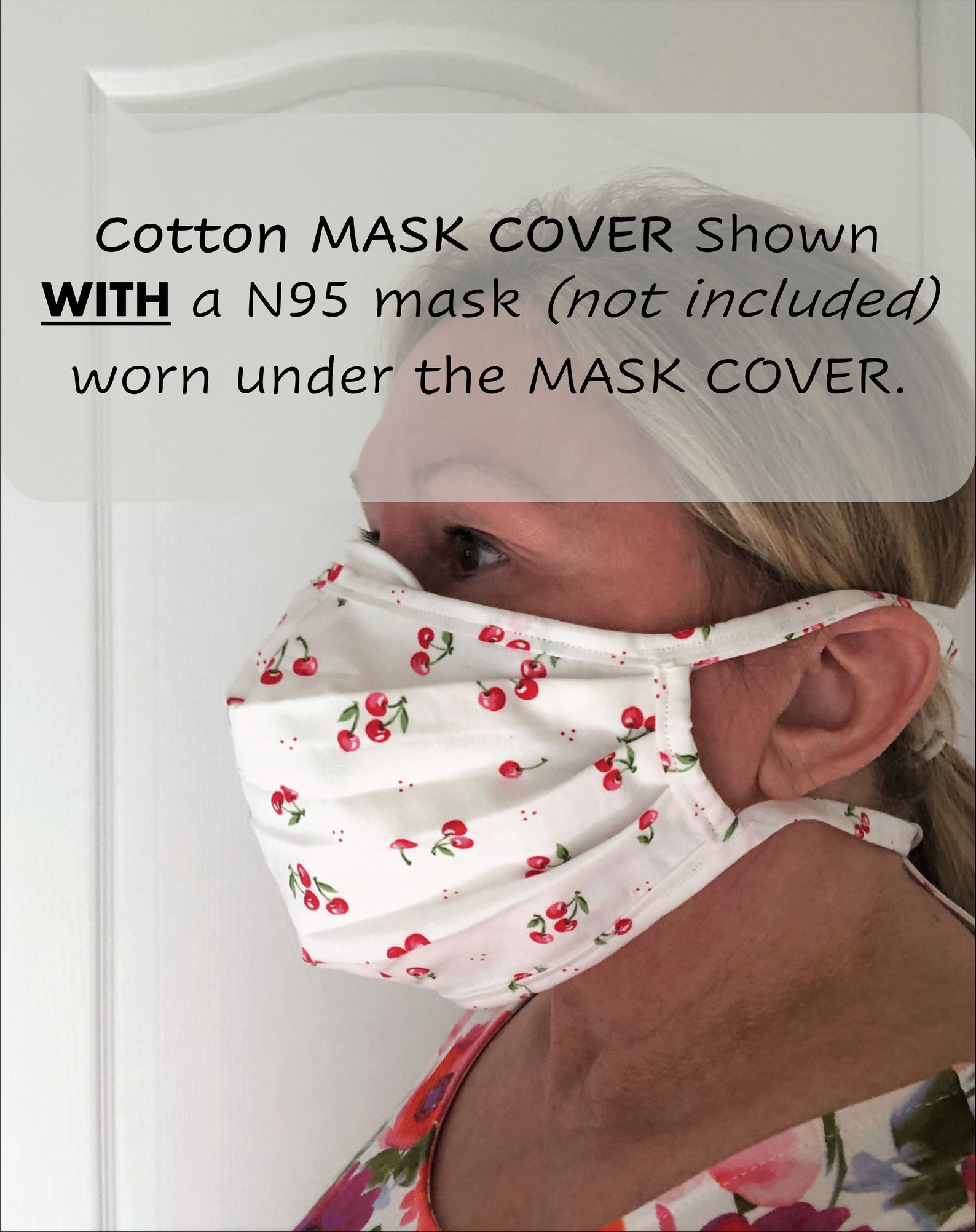 Face Mask or Cover PDF PATTERN Download-no Elastic Needed Washable ...