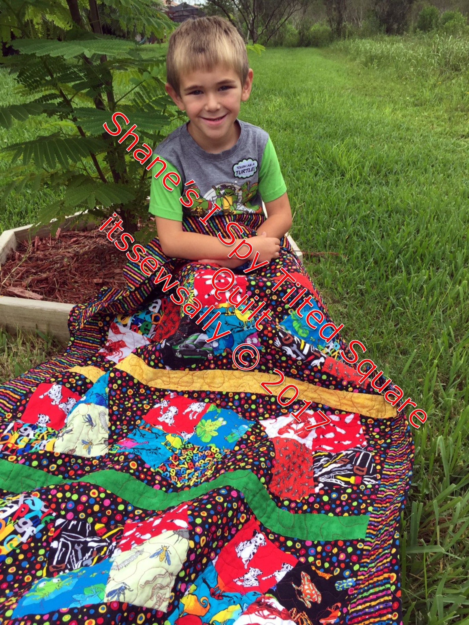 ISpy Tilted Square Quilt Patterns2 Different patterns & 2 | Etsy