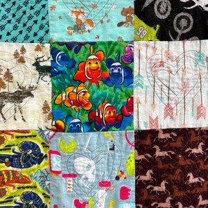 Jamie Quilt Appliqued Flannel Rag Quilt Throw 41 X 54every Color Fish ...