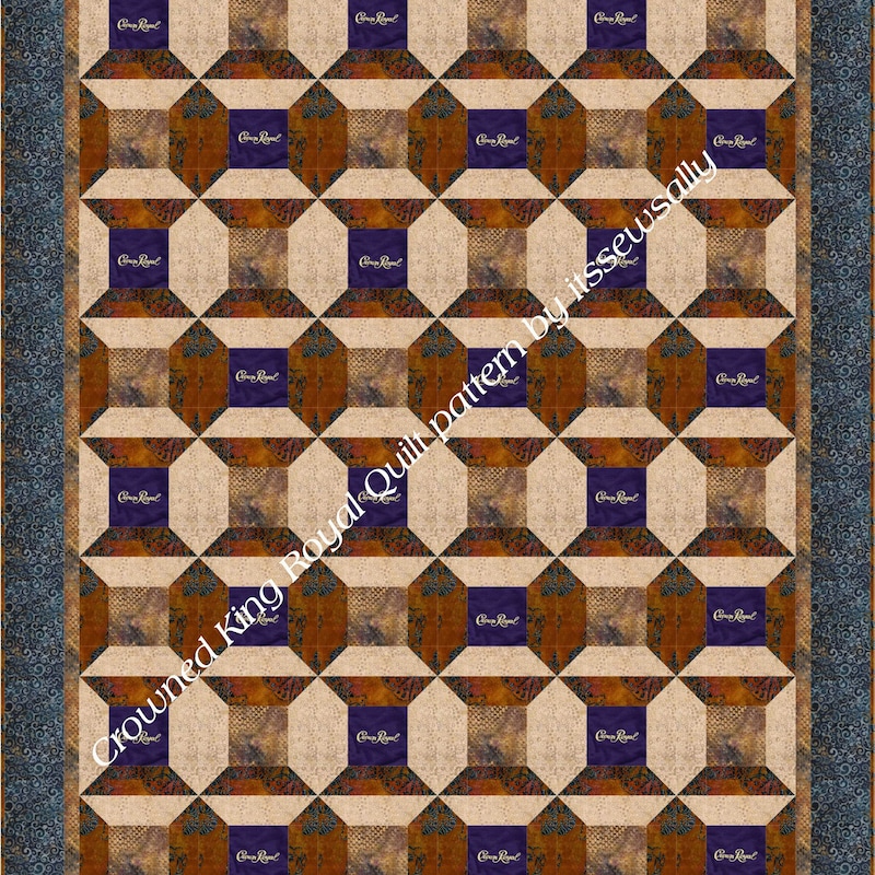Crown Royal Throw Pattern - Etsy Canada