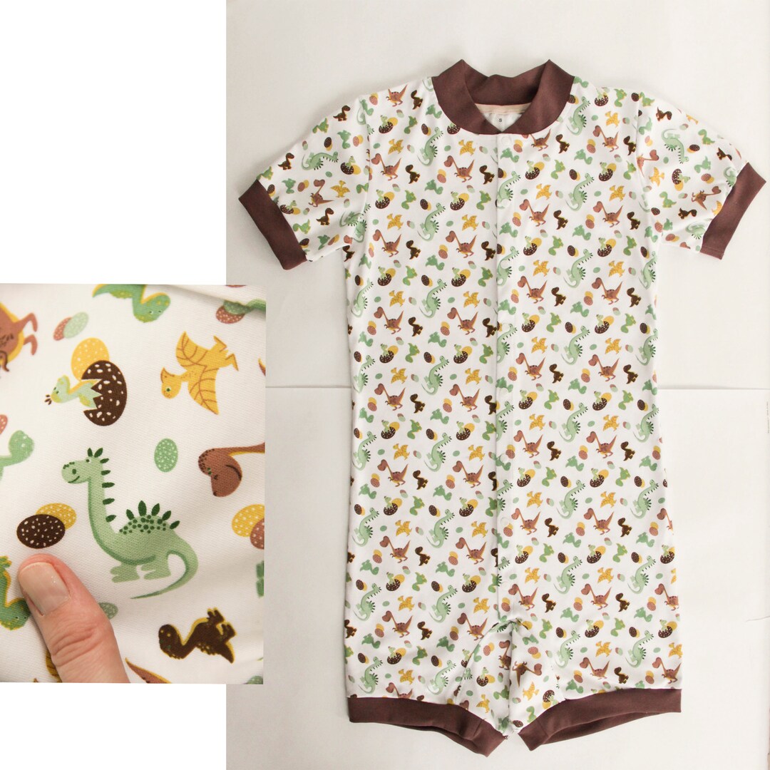 ABDL Onesie. Jumpsuit for a Big Boy. Jumpsuit in Retro Style. Dinosaurs ...