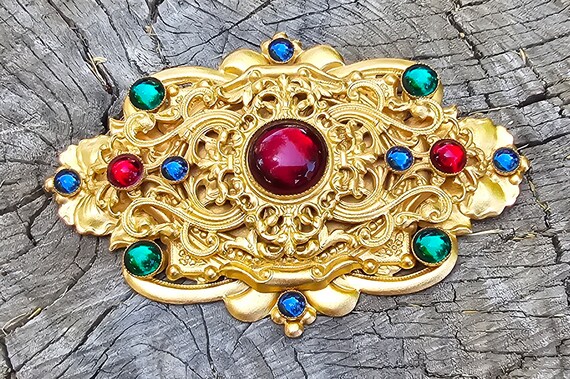 Rare large Andrew Spingarn brooch - Gem