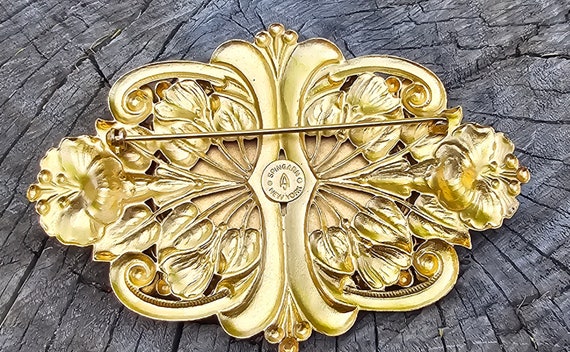 Rare large Andrew Spingarn brooch - Gem