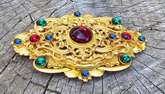Rare large Andrew Spingarn brooch - Gem