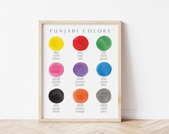 Punjabi Colors - Etsy