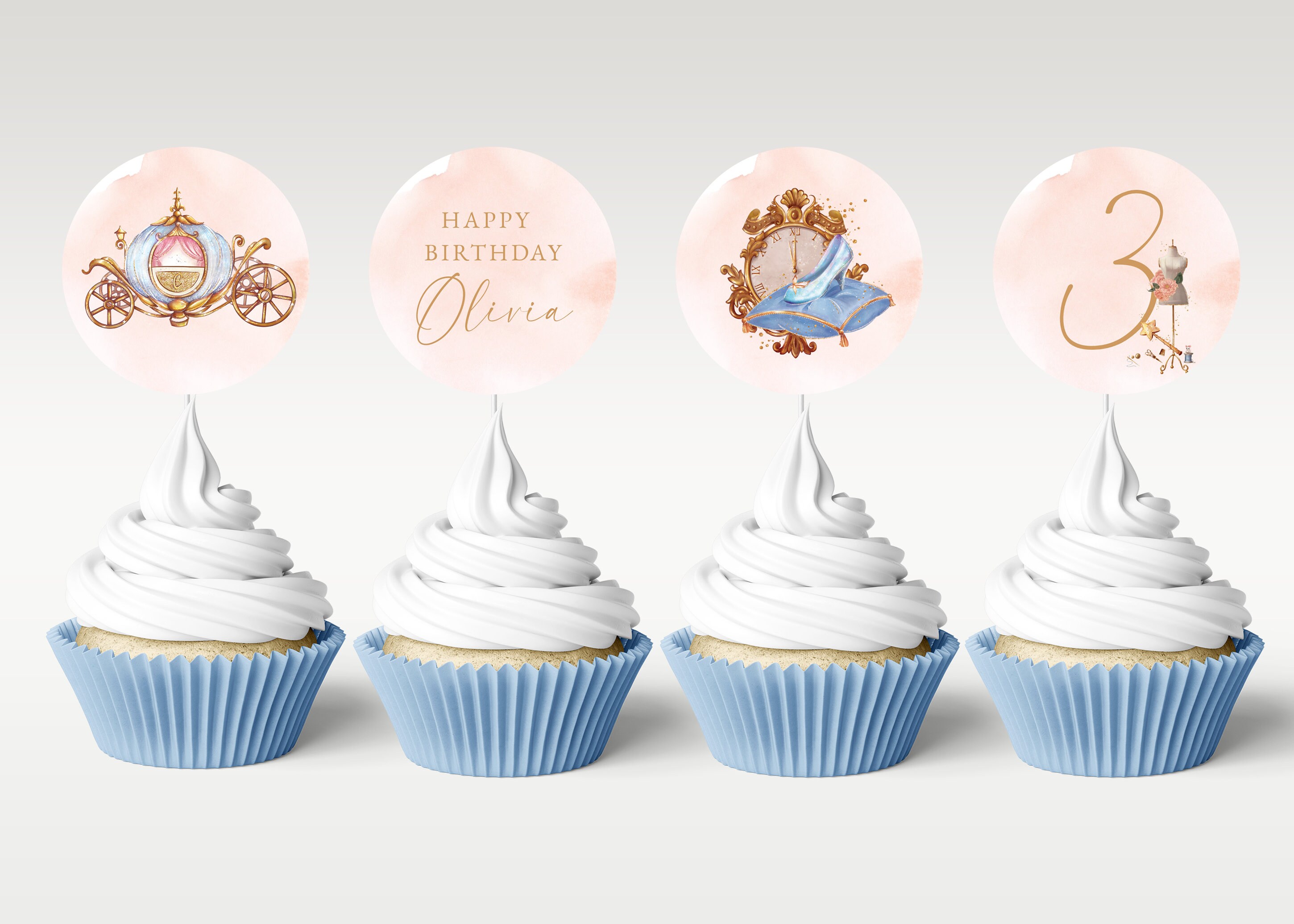 Princess Birthday Food Labels | Princess Birthday | Modern Princess ...