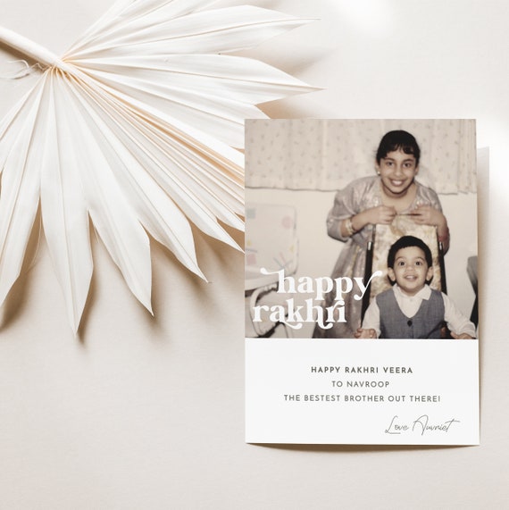 Happy Rakhri Card - Editable INSTANT DIGITAL DOWNLOAD by ...
