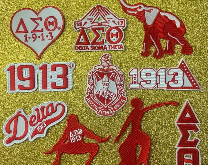 10-piece Iron-on DST Patches. 2-4 Inches Wide. - Etsy