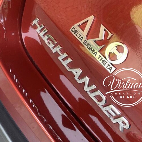 Delta Sigma Theta Sorority Inc. Car Decal - Etsy