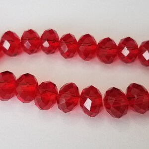 20 RED SWAROVSKI CRYSTAL Beads 8 Mm Scarlet Red Ruby Red - Etsy