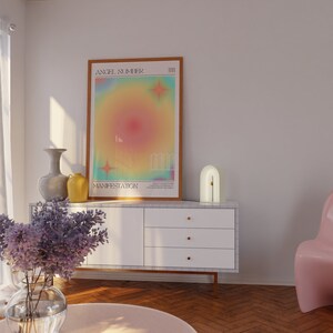Angel Numbers Aura Poster 1111 | Printable Wall Art | DIGITAL DOWNLOAD ...