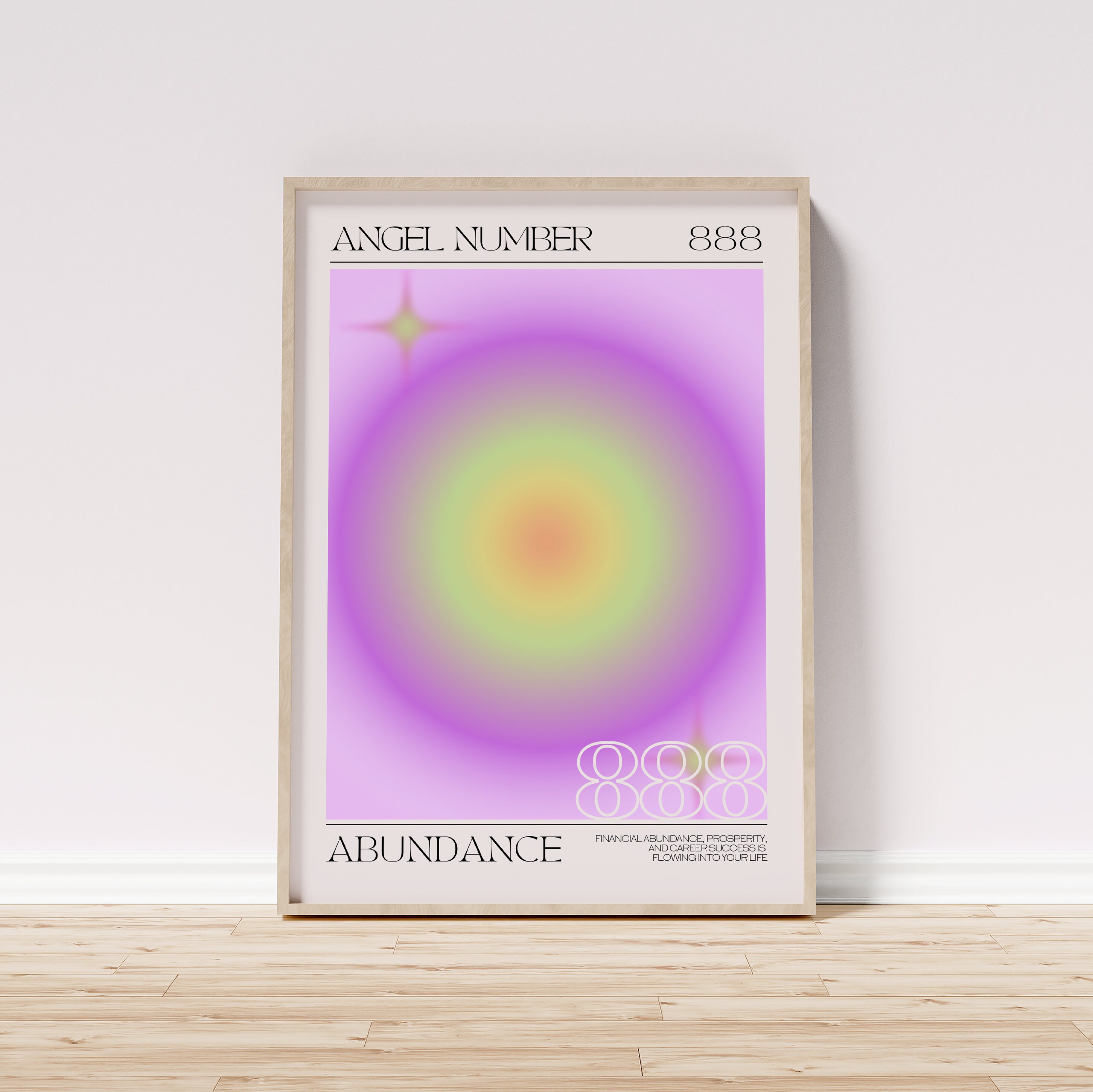 Angel Numbers Aura Poster Set of 3 | Printable Wall Art | DIGITAL ...