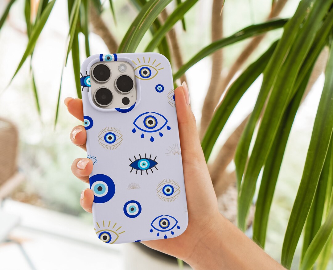 Evil Eye iPhone 14 Case, iPhone 13, iPhone 12, iPhone 11 | Nazar Hamsa Envy Eye Trendy Spiritual ...