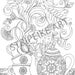 Tea Time. Coloring Page for Adults. Printable Coloring Page. Instant ...
