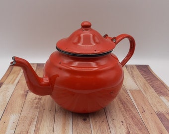 Enamel Tea Pot | Etsy