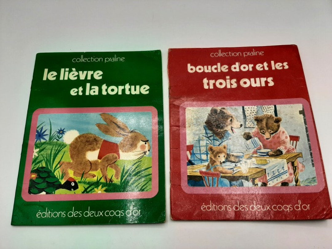 1970 French Children Book, ,"goldilocks and the Three Bears/ Les 3 Ours ...