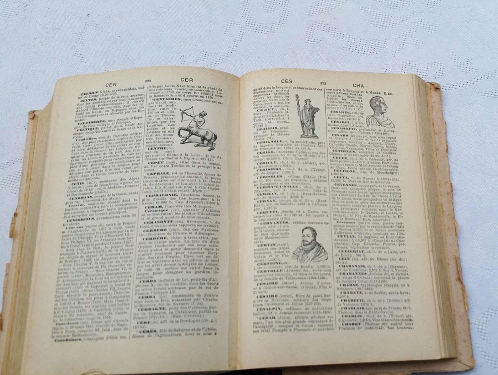 1910 Antique Français Larousse Dictionnaire Français Etsy