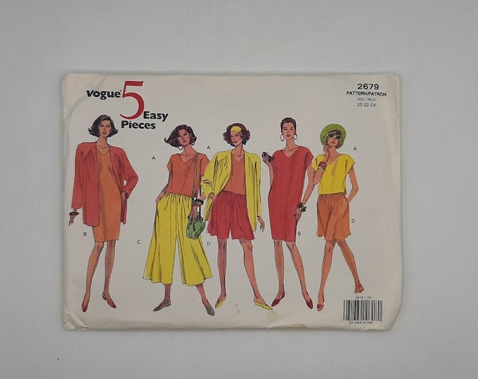 Simplicity 5496 , Dress Sewing Pattern , Complete Uncut Size 14,16,18 ...
