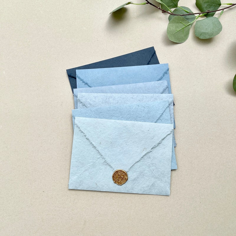 Blue Envelope - Etsy